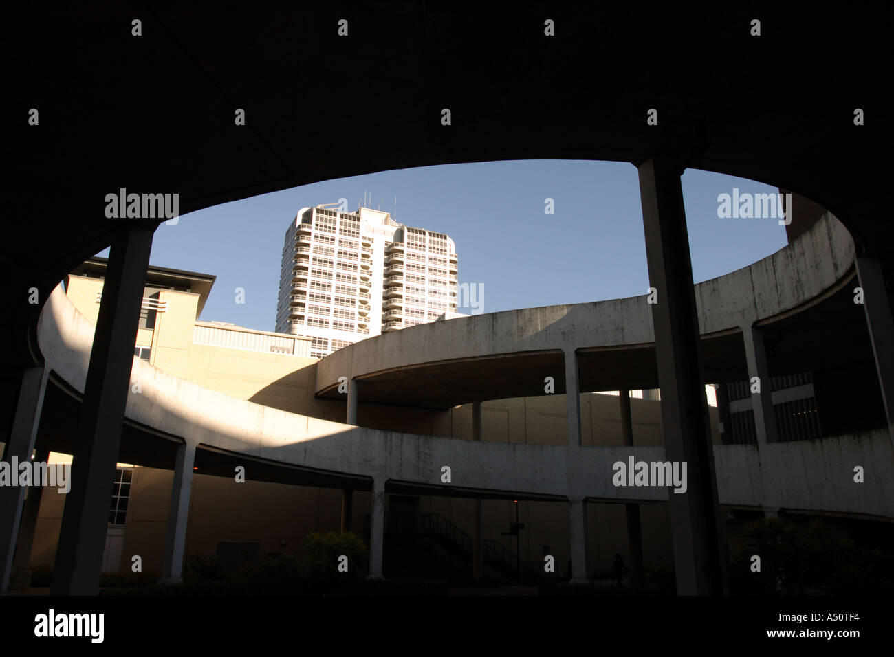 Spiral concrete car park ramp hi-res stock photography and images - Alamy