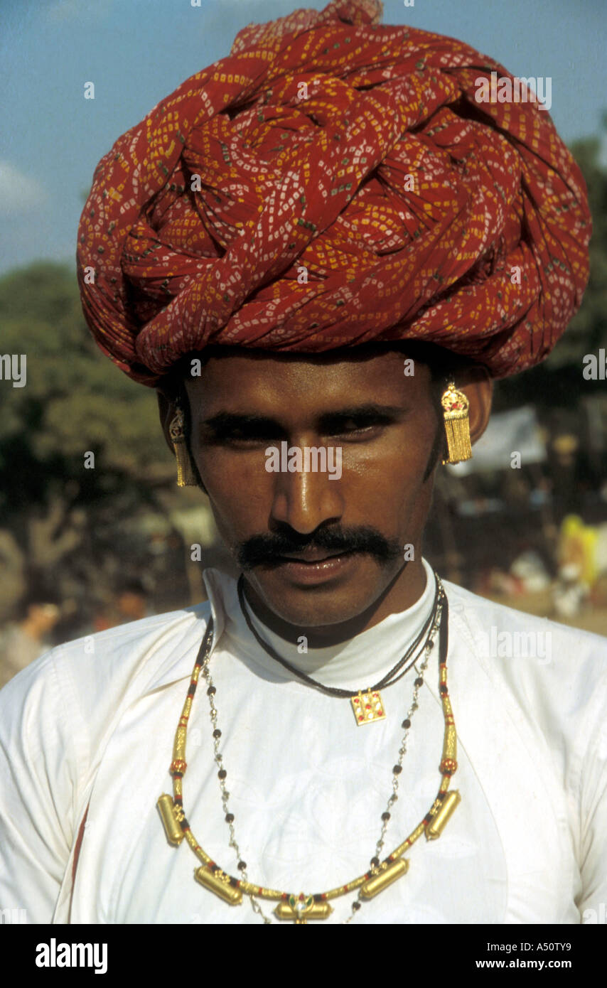 Local man Rajasthan India Stock Photo - Alamy