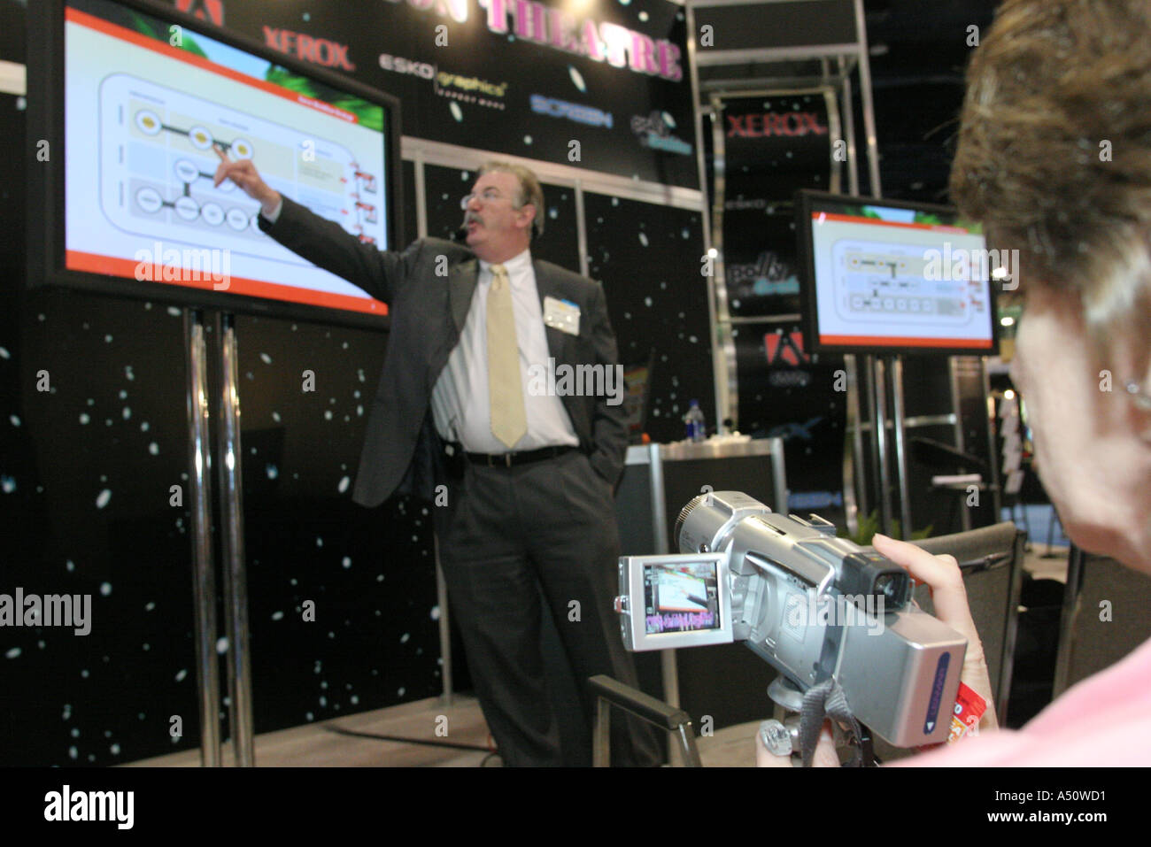 Miami Beach Florida,Miami Beach Convention Center,centre,Graphics of ...