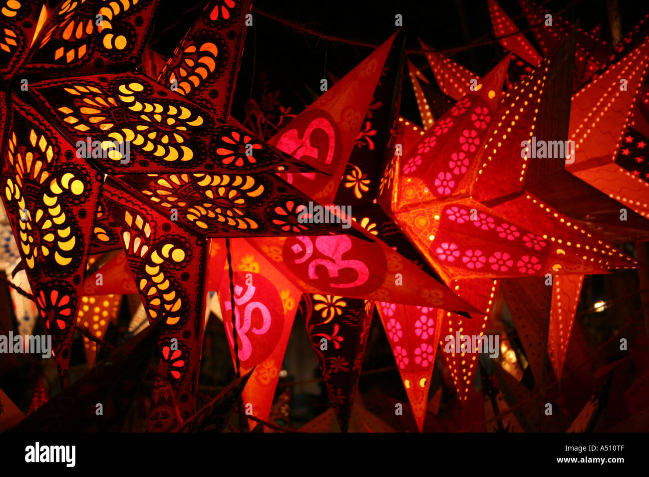 Star lanterns india hi-res stock photography and images - Alamy