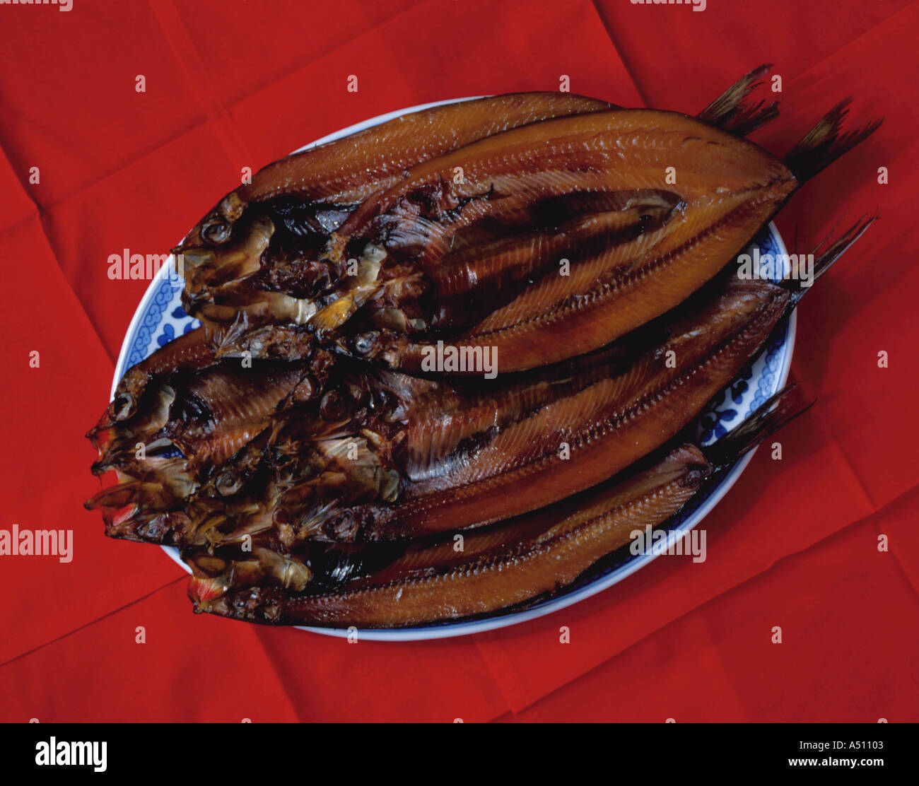 Kippers (Smoked herring also known as a bloater Stock Photo - Alamy