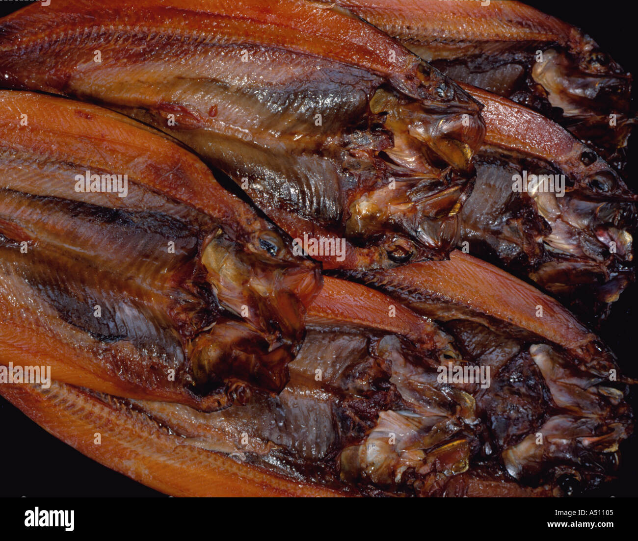 Kippers (Smoked herring also known as a bloater Stock Photo - Alamy