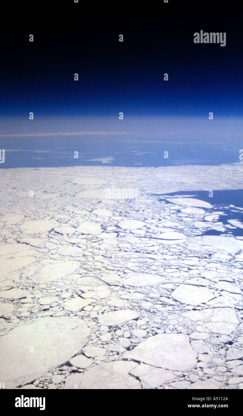 iceflows from the air looking down Stock Photo - Alamy