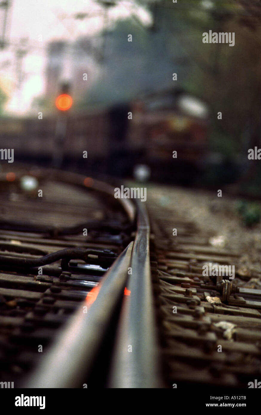 Rail tracks india hi-res stock photography and images - Alamy