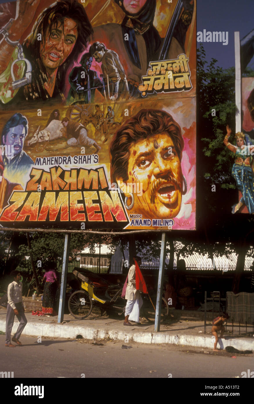 Film posters 1990 Stock Photo - Alamy