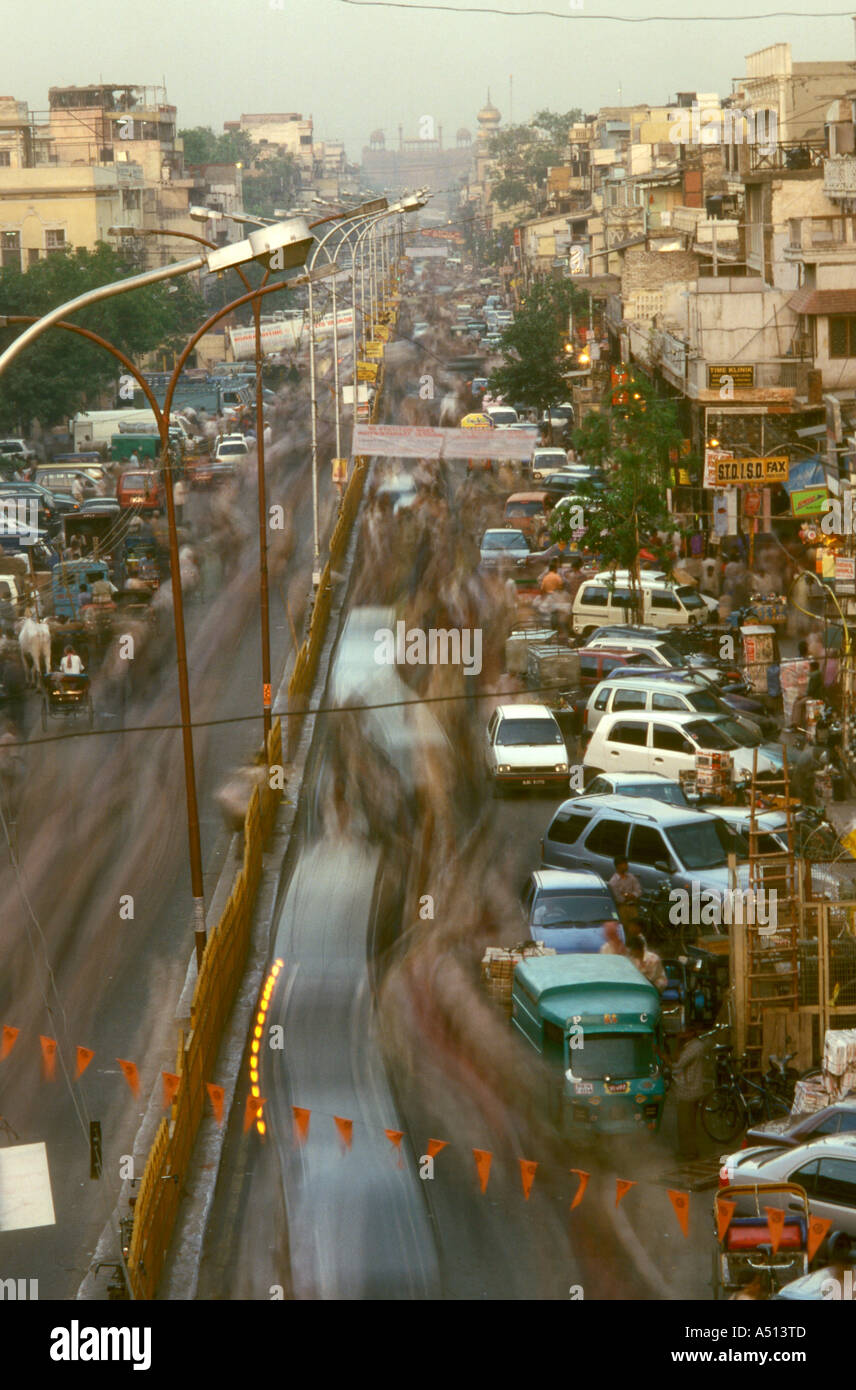 Vehicles on the streets of Delhi India Stock Photo - Alamy