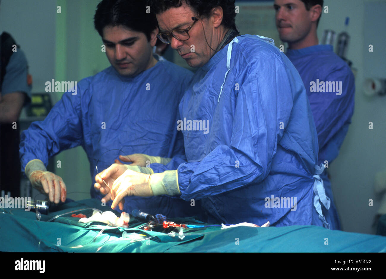 Keyhole surgery at St Marys Hospital London UK Stock Photo - Alamy