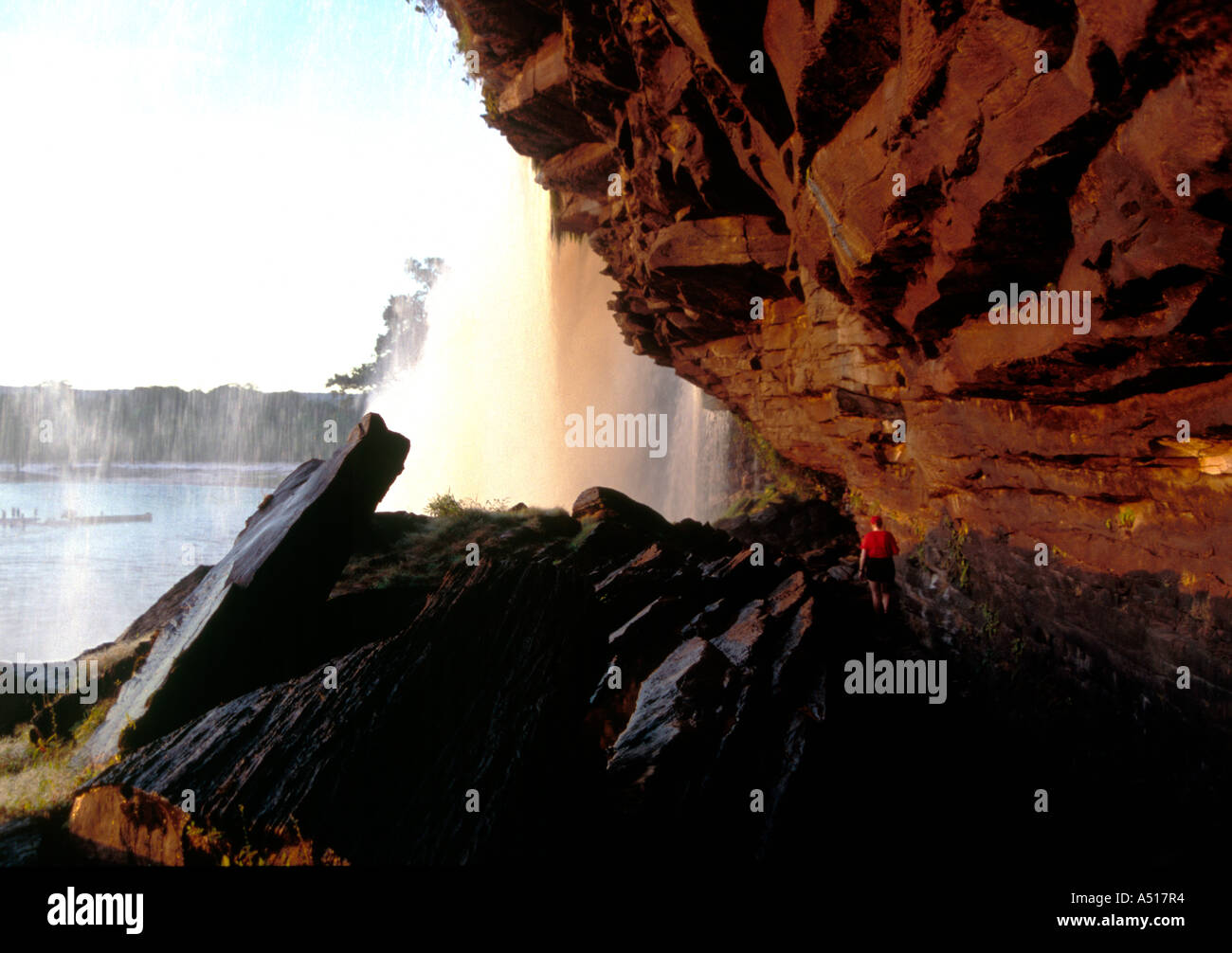 Canaima waterfalls, Venezuela Stock Photo - Alamy