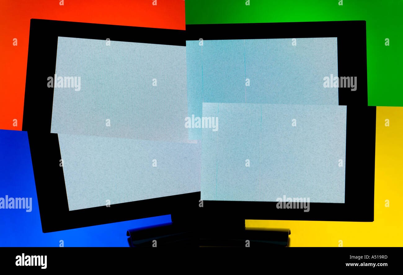 TV Collage Television horizontal Stock Photo - Alamy