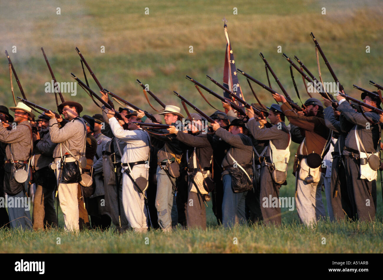 Battle of Gettysburg recreation Stock Photo - Alamy