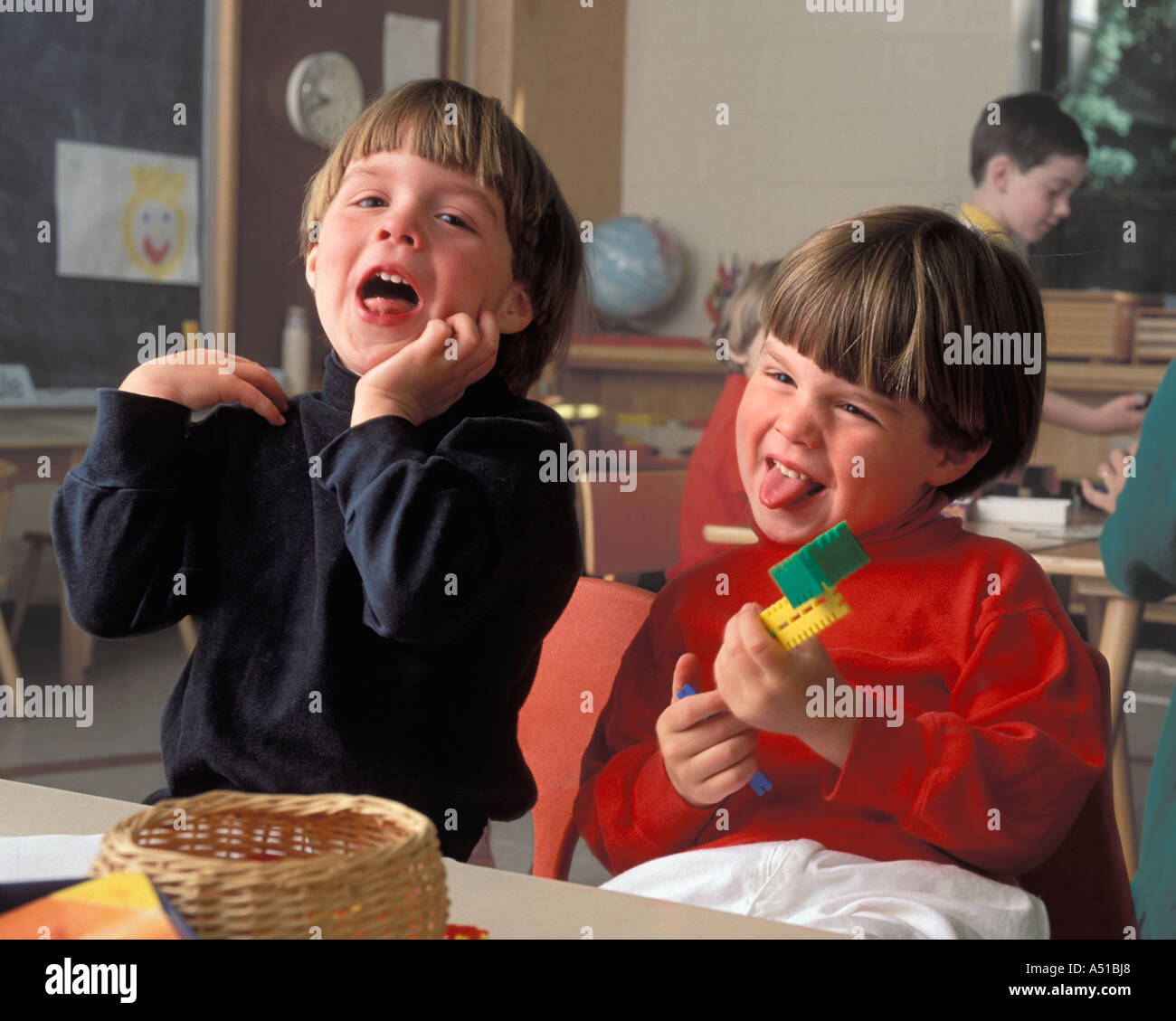 Rowdy boys classroom hi-res stock photography and images - Alamy