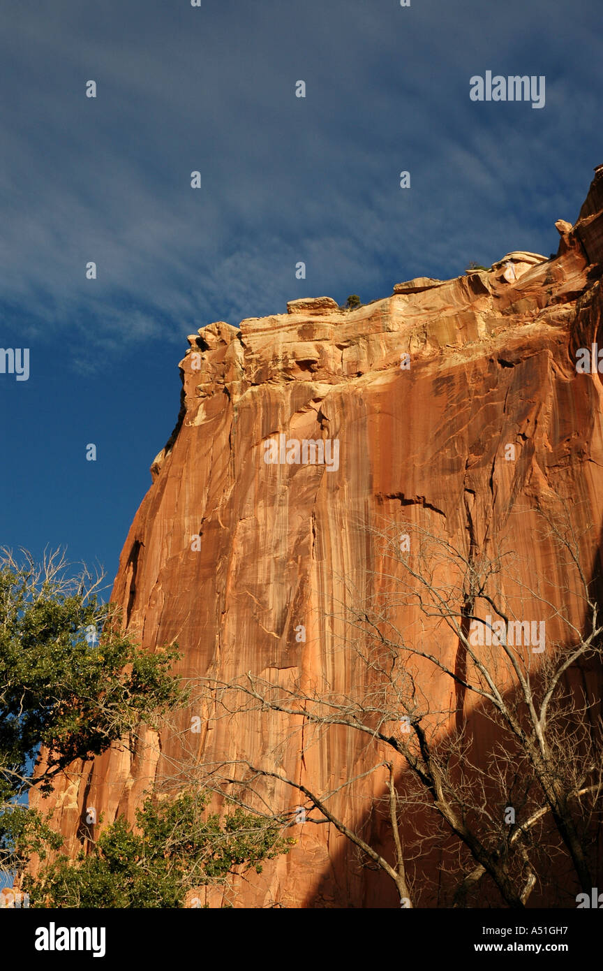 Utah Rugged scenery red cliff scenic landscape capitol reef national ...