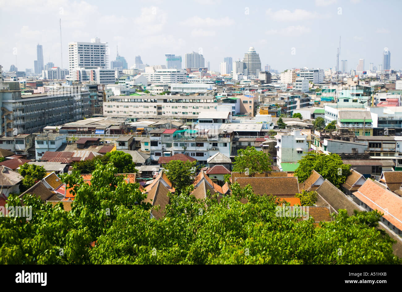 View from Golden Mount Bangkok Thailand Stock Photo - Alamy