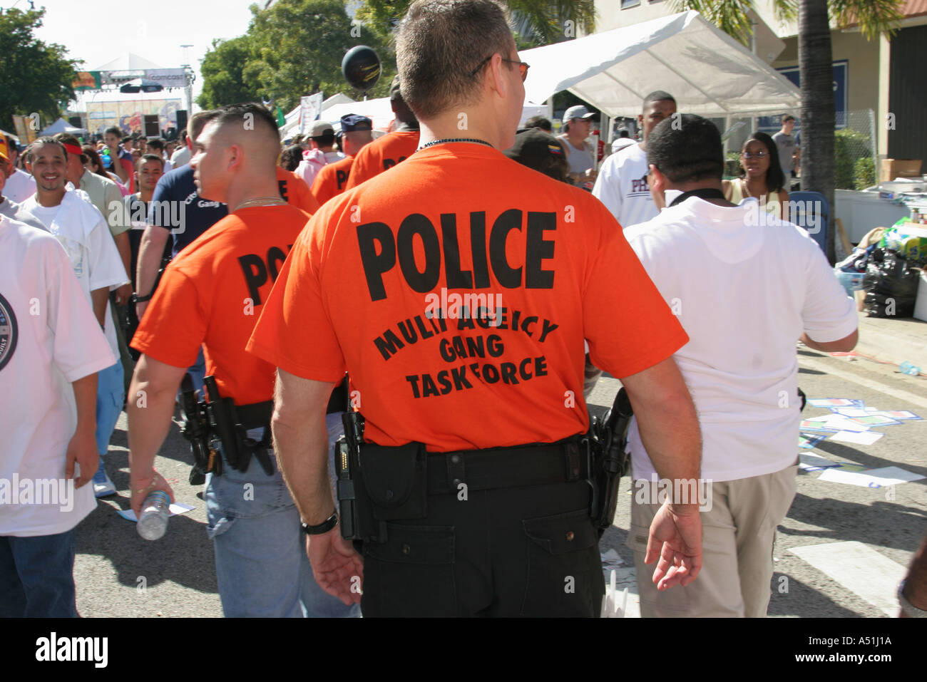 Miami Florida,Little Havana,Calle Ocho Carnaval,police,gang task force ...