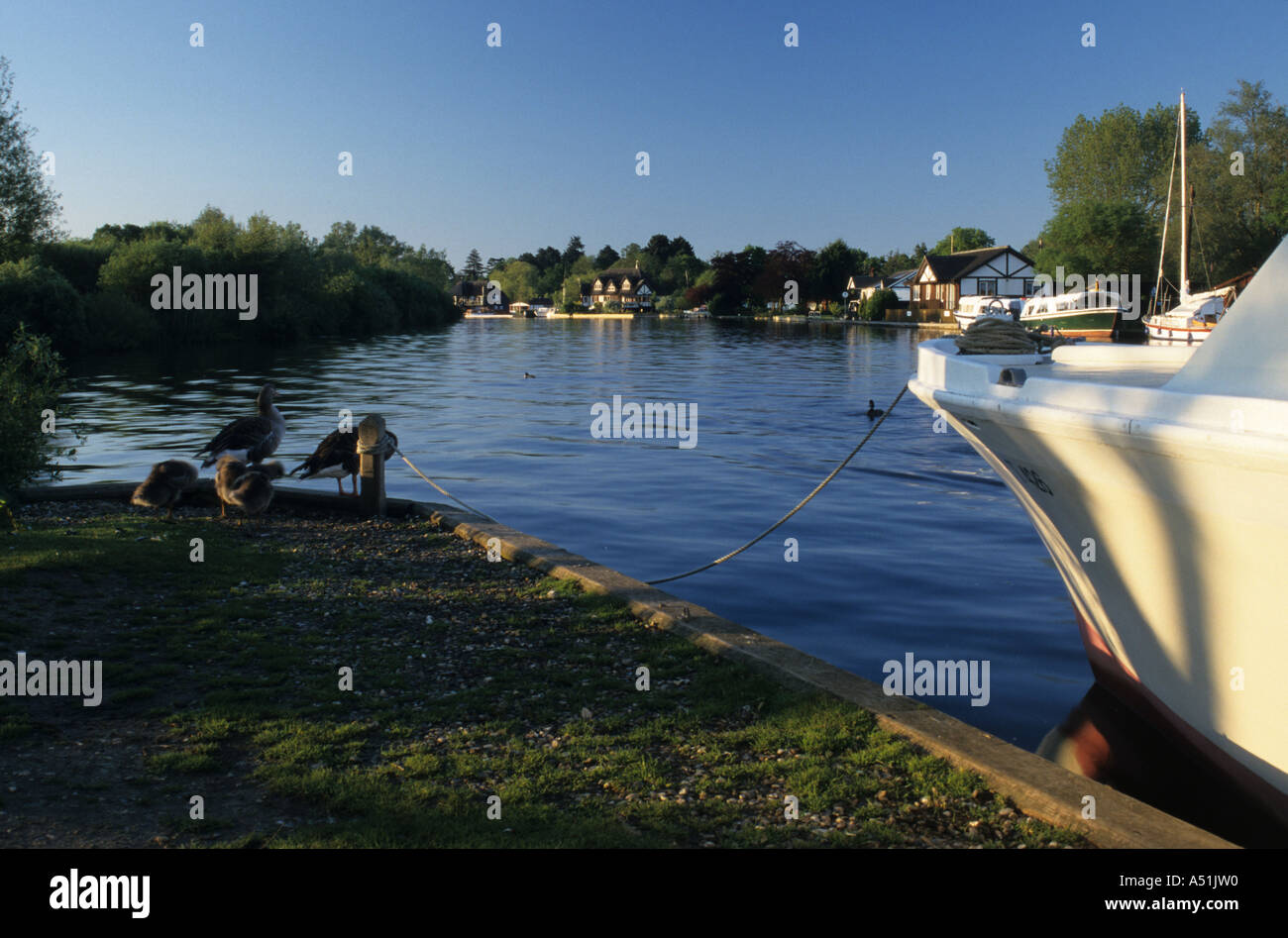 River Bure at Horning Norfolk Stock Photo - Alamy