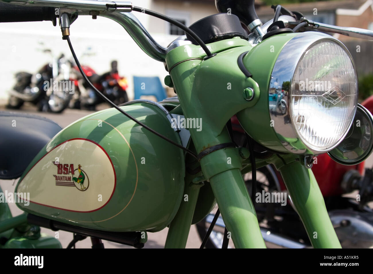 BSA Bantam Classic Motorbike Cricklade Wiltshire England 2005 Stock ...