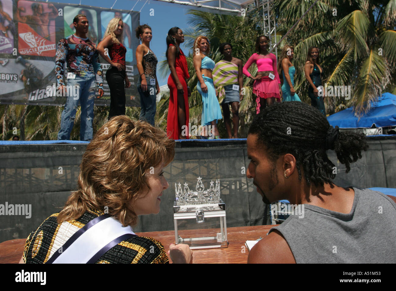 Beauty contest judges hi-res stock photography and images - Alamy