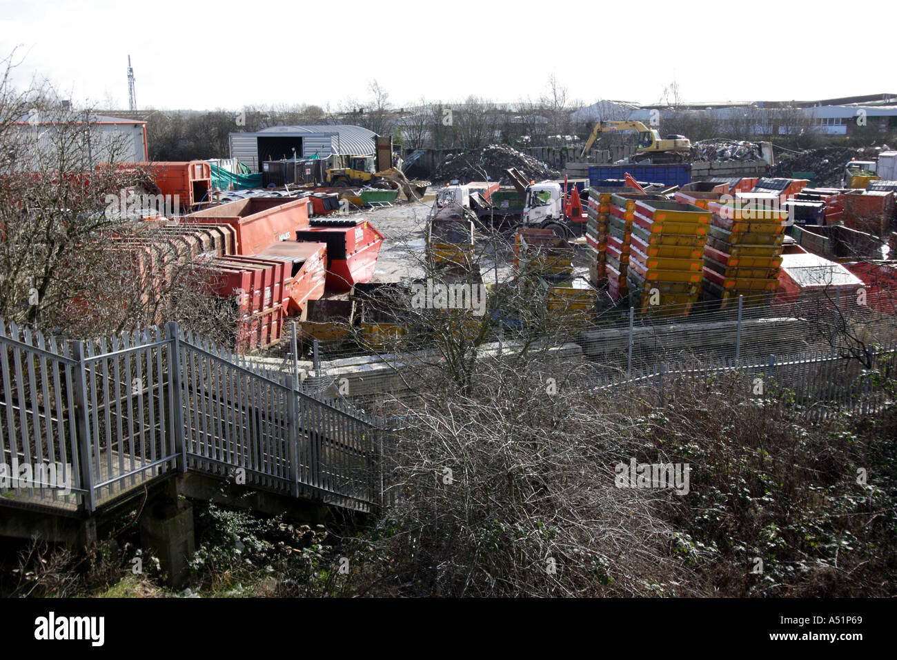 Scrapyard and waste metal processing and recycling plant in Swindon ...