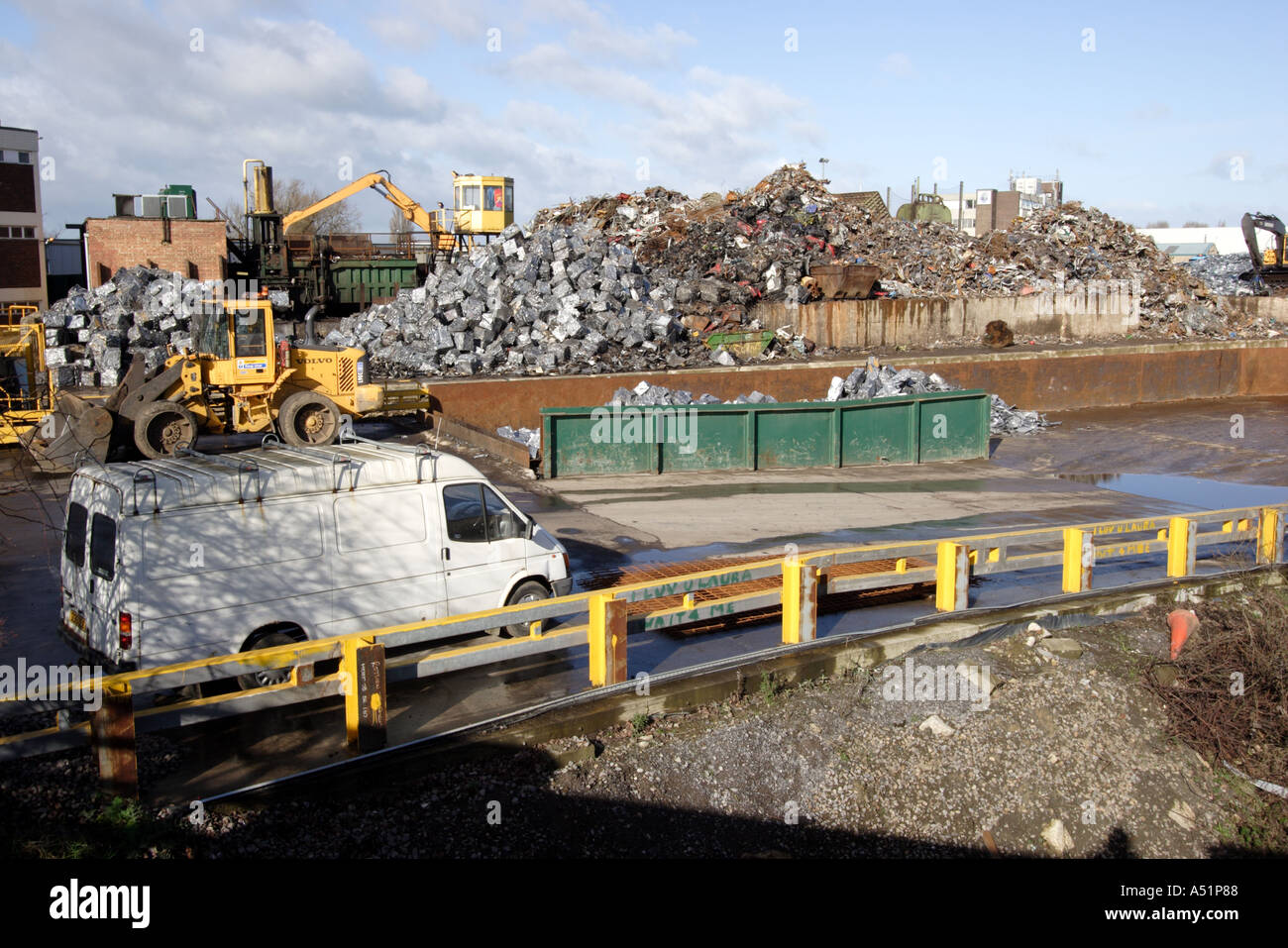 Recycling industrial waste skips hi-res stock photography and images ...