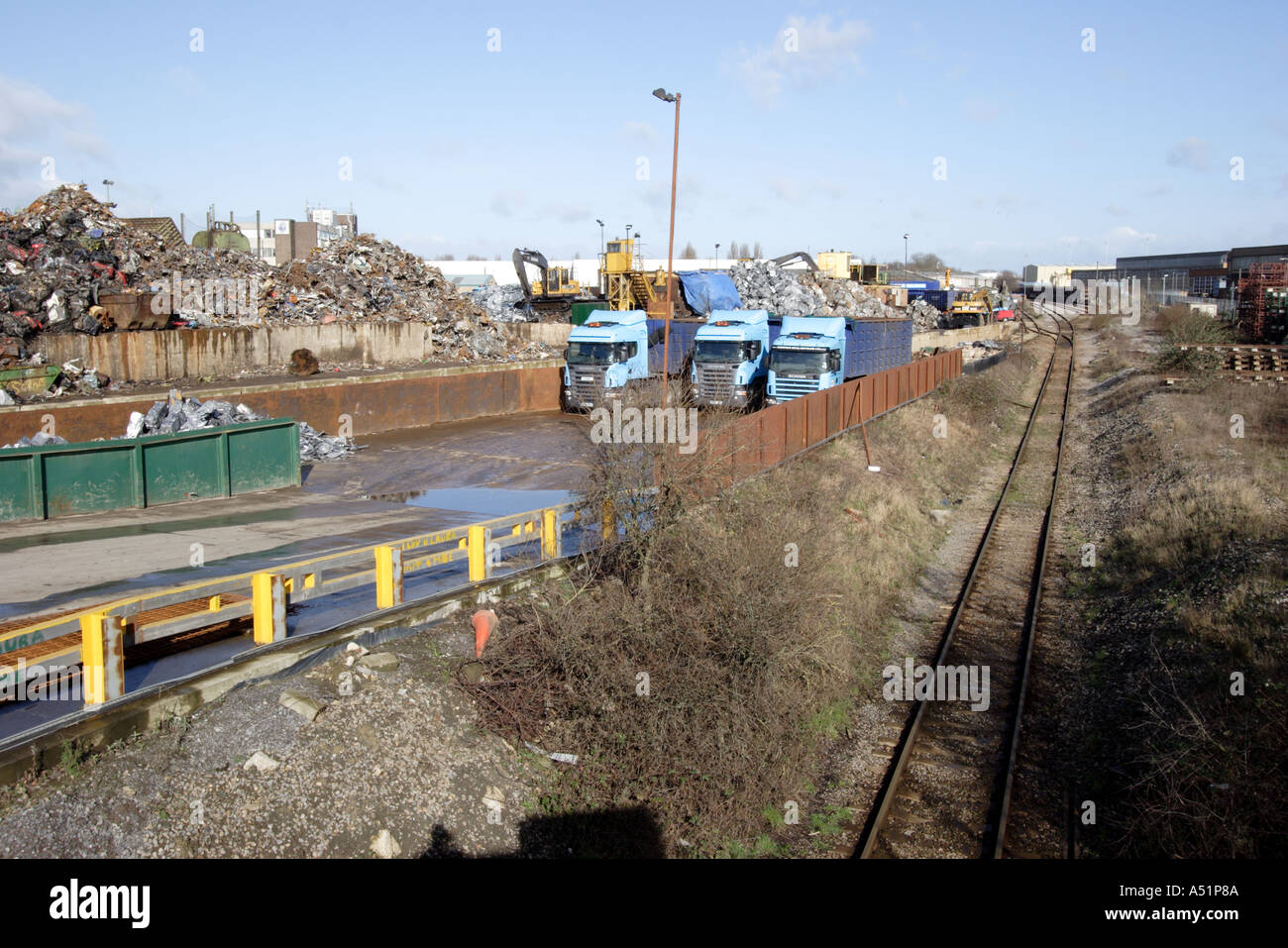 Scrapyard and waste metal processing and recycling plant in Swindon ...