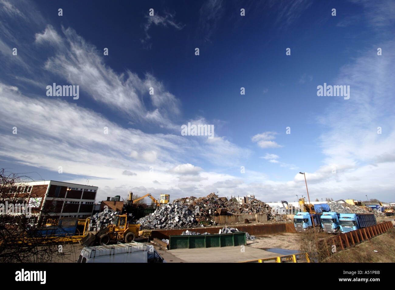 Scrapyard and waste metal processing and recycling plant in Swindon ...