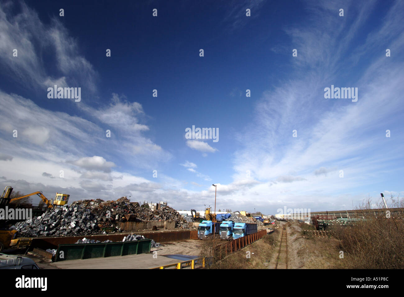 Scrapyard and waste metal processing and recycling plant in Swindon ...