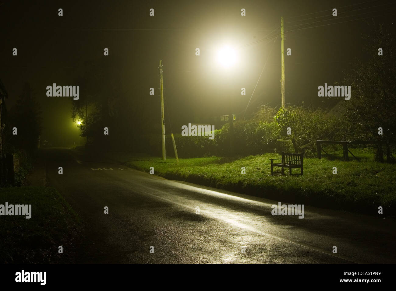 village of Great Livermere in Suffolk, UK at night Stock Photo - Alamy