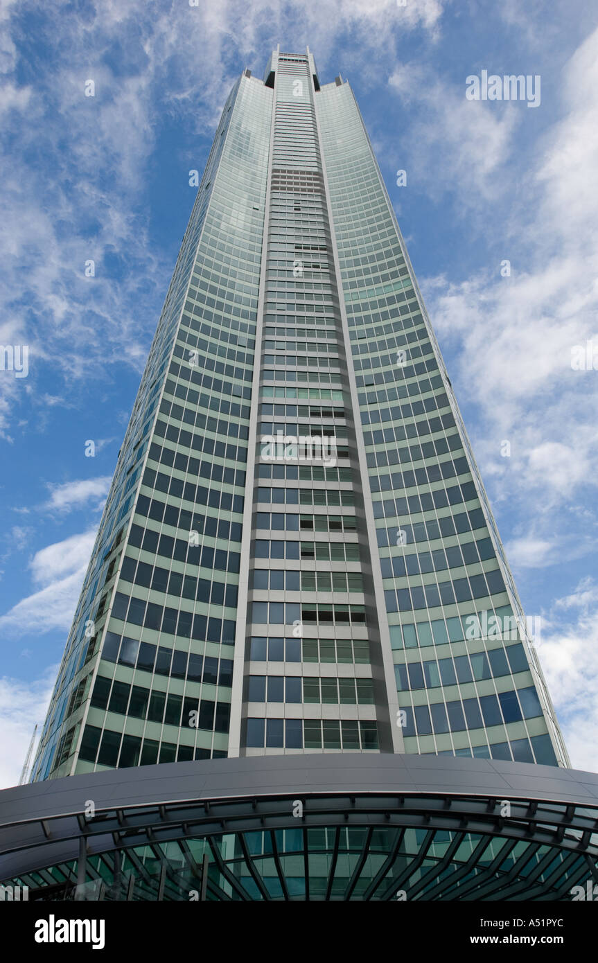 Q1, world's tallest residential tower, at 322.5m, seen from the canopy ...