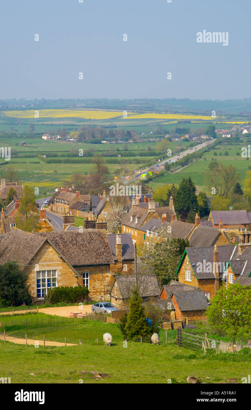 Rockingham village in the Welland Valley and the Northamptonshire ...
