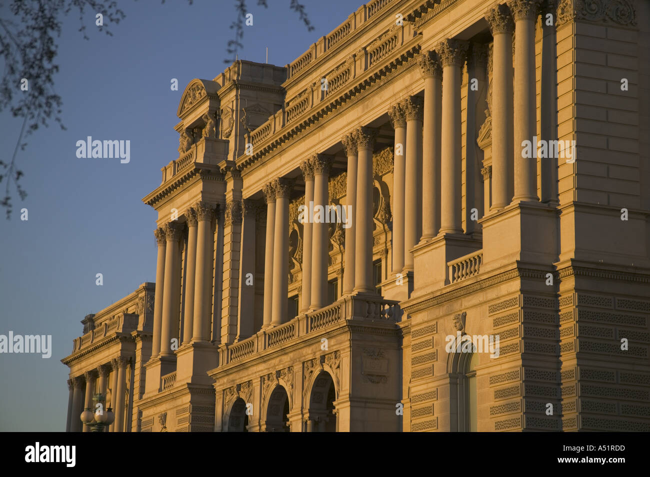 Library of Congress building circa 1897 Washington DC USA Stock Photo ...