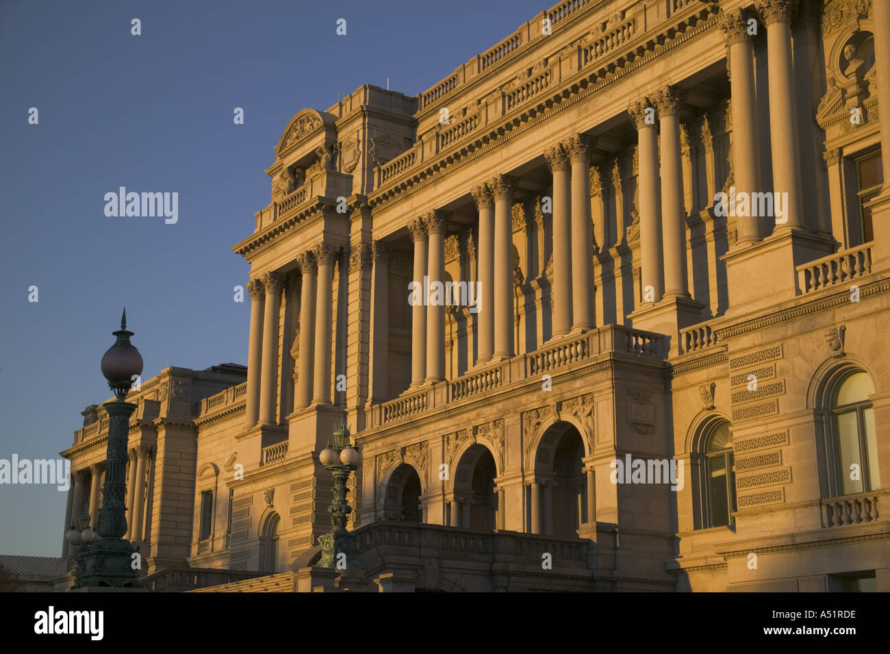 Library of Congress building circa 1897 Washington DC USA Stock Photo ...