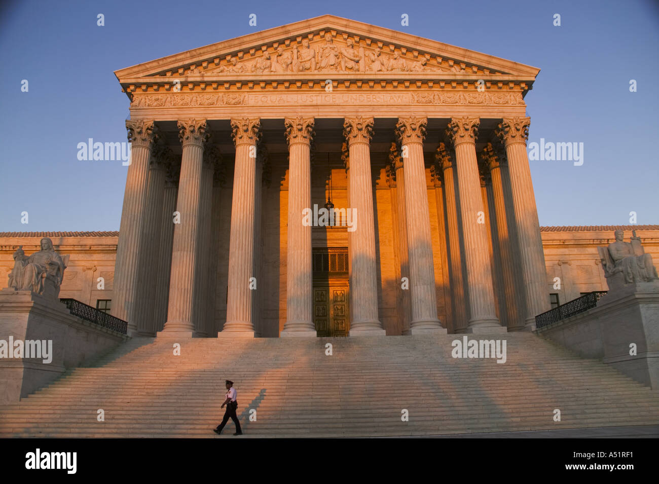Supreme court building washington stair hi-res stock photography and ...