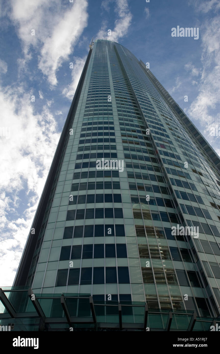 Q1, world's tallest residential tower, at 322.5m, seen from the canopy ...