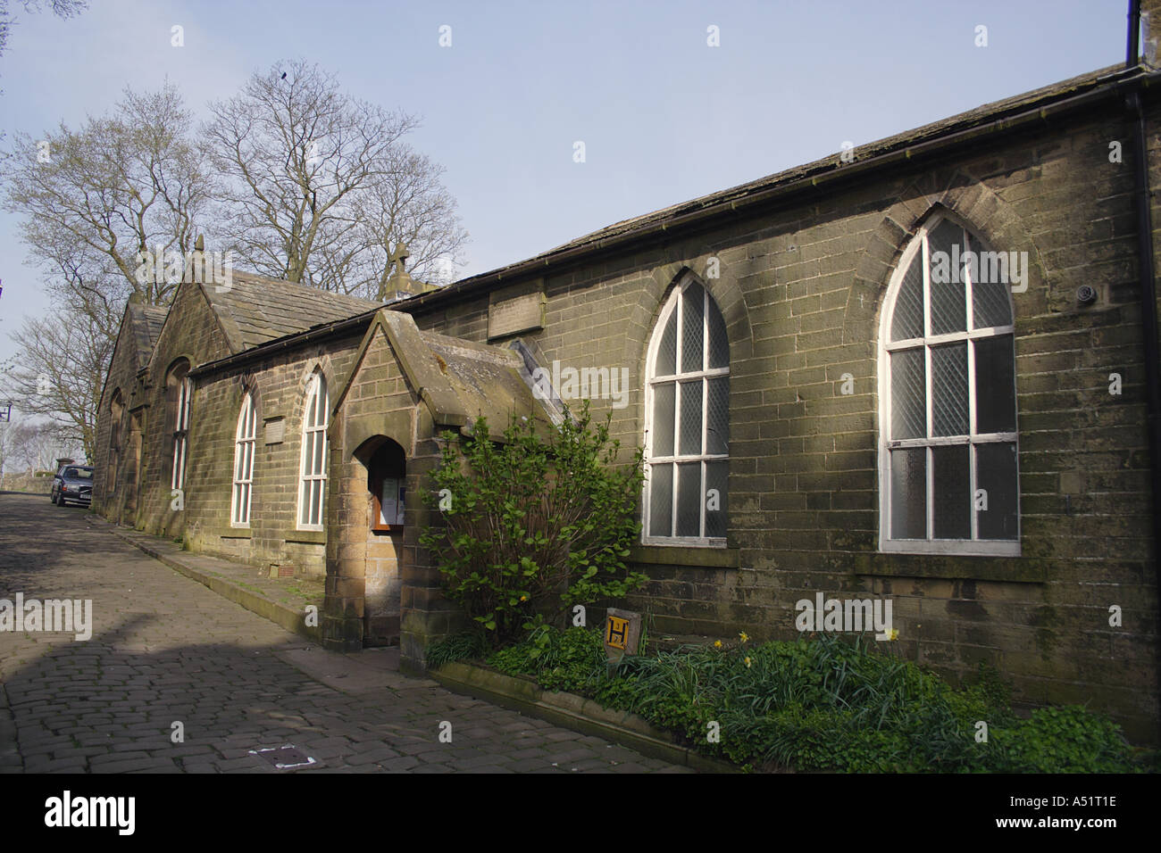The school at Haworth where Charlotte Bronte used to teach Yorkshire UK ...
