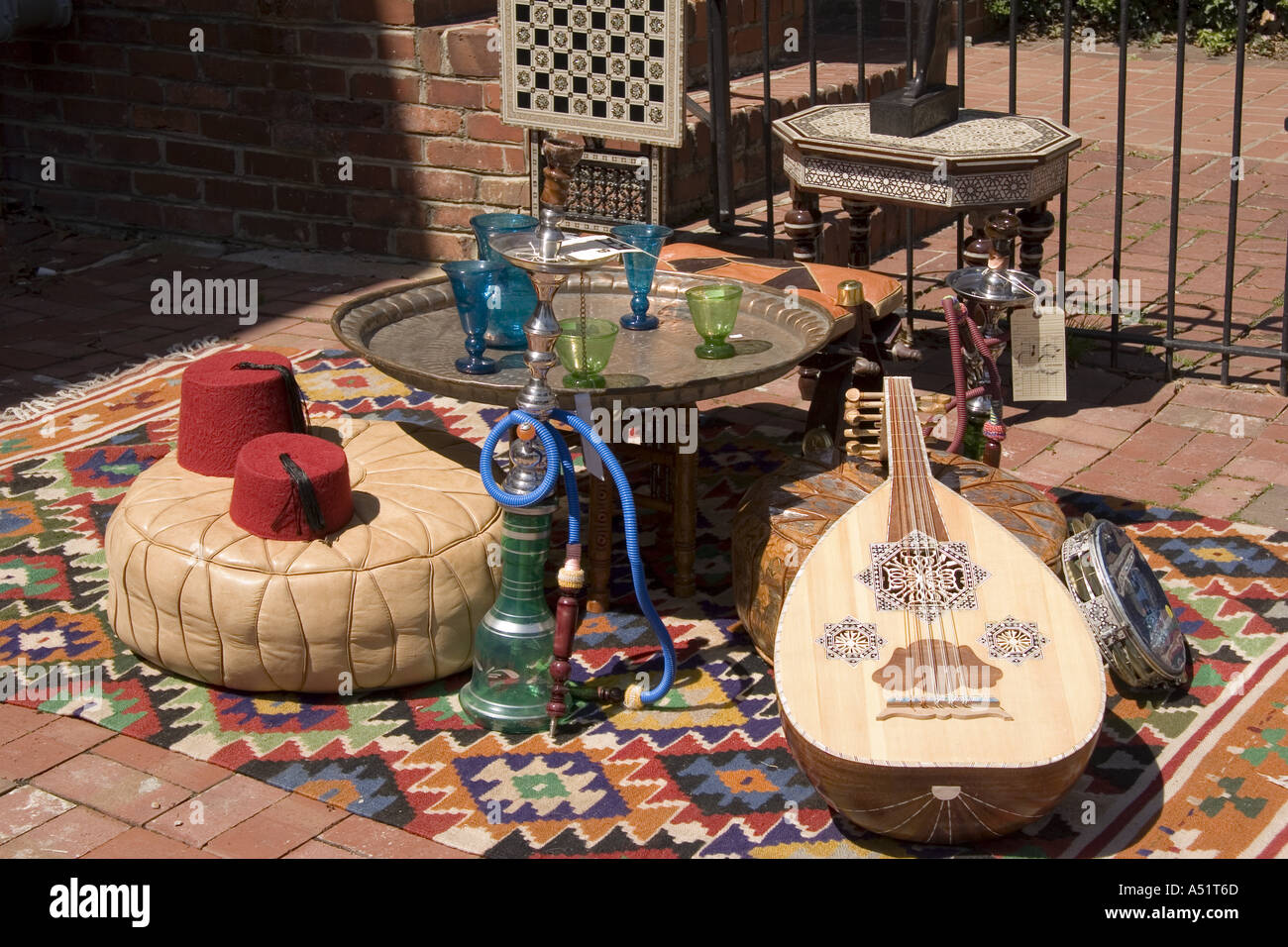Outdoor display of merchandise at shop on 7th Street near Eastern ...