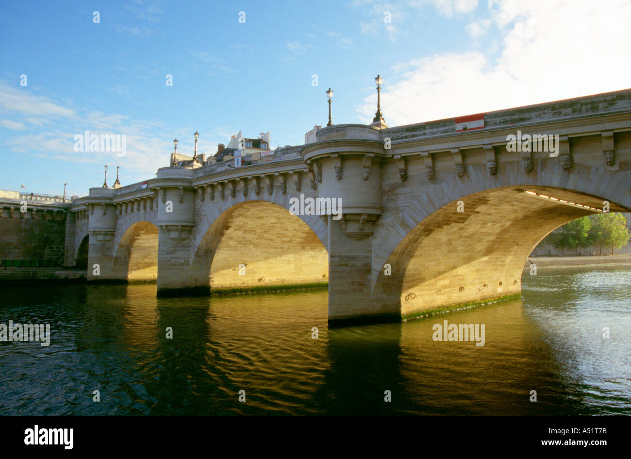 Pont Neuf Bridge Over the River Seine, Paris, France Stock Photo - Alamy