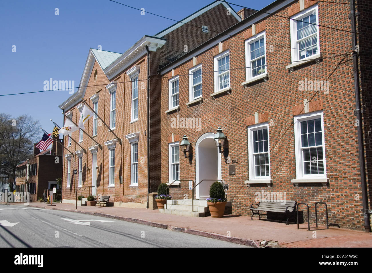 City hall annapolis maryland hi-res stock photography and images - Alamy