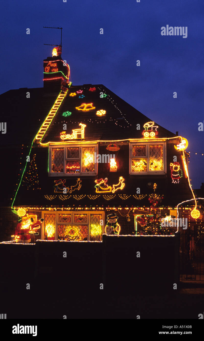 Christmas bulb display home hi-res stock photography and images - Alamy