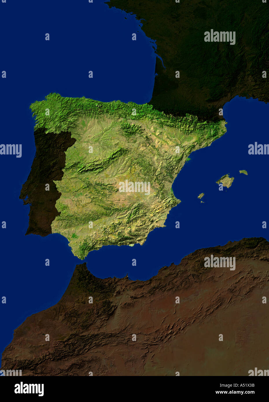 Spain map hi-res stock photography and images - Alamy