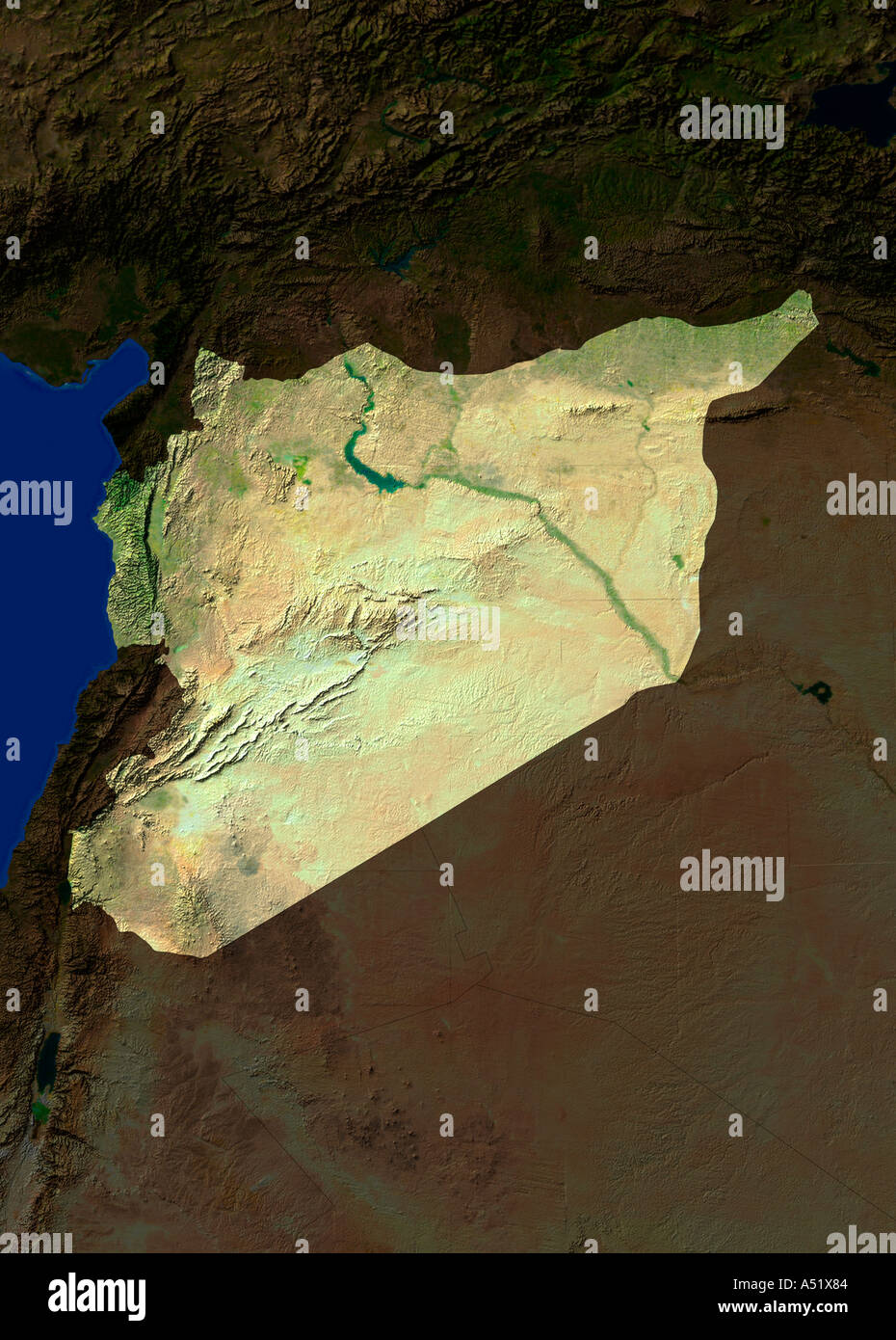 Syria Country Map High Resolution Stock Photography and Images - Alamy