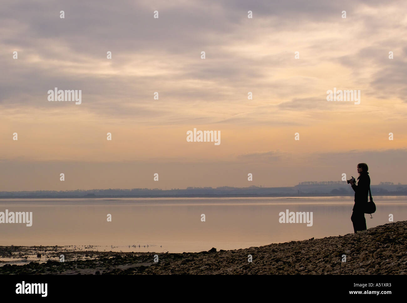 A photographer capturing the sunset Taken in Hull looking over the ...