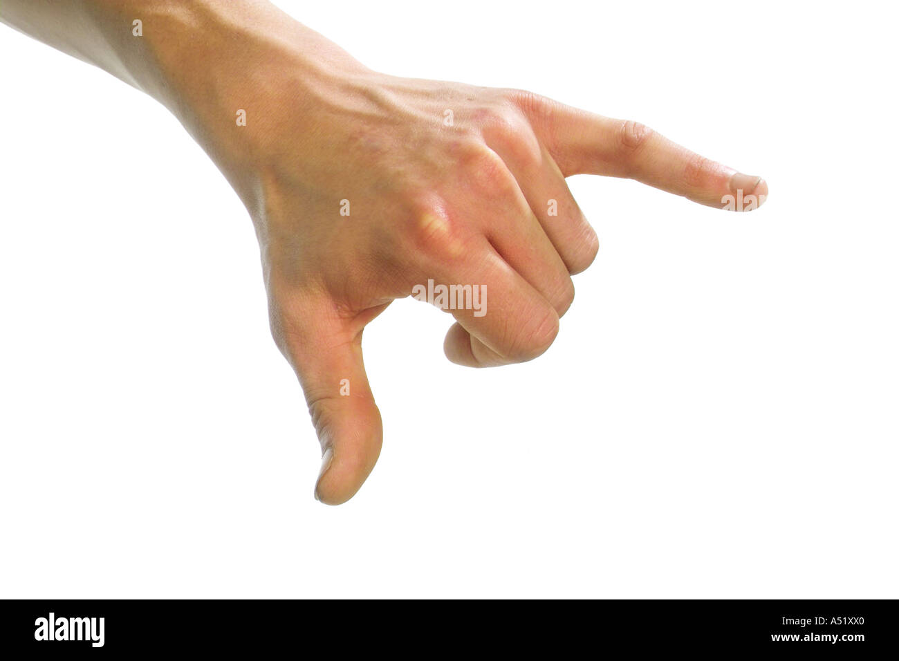 Hand Gesture gnarly Stock Photo - Alamy