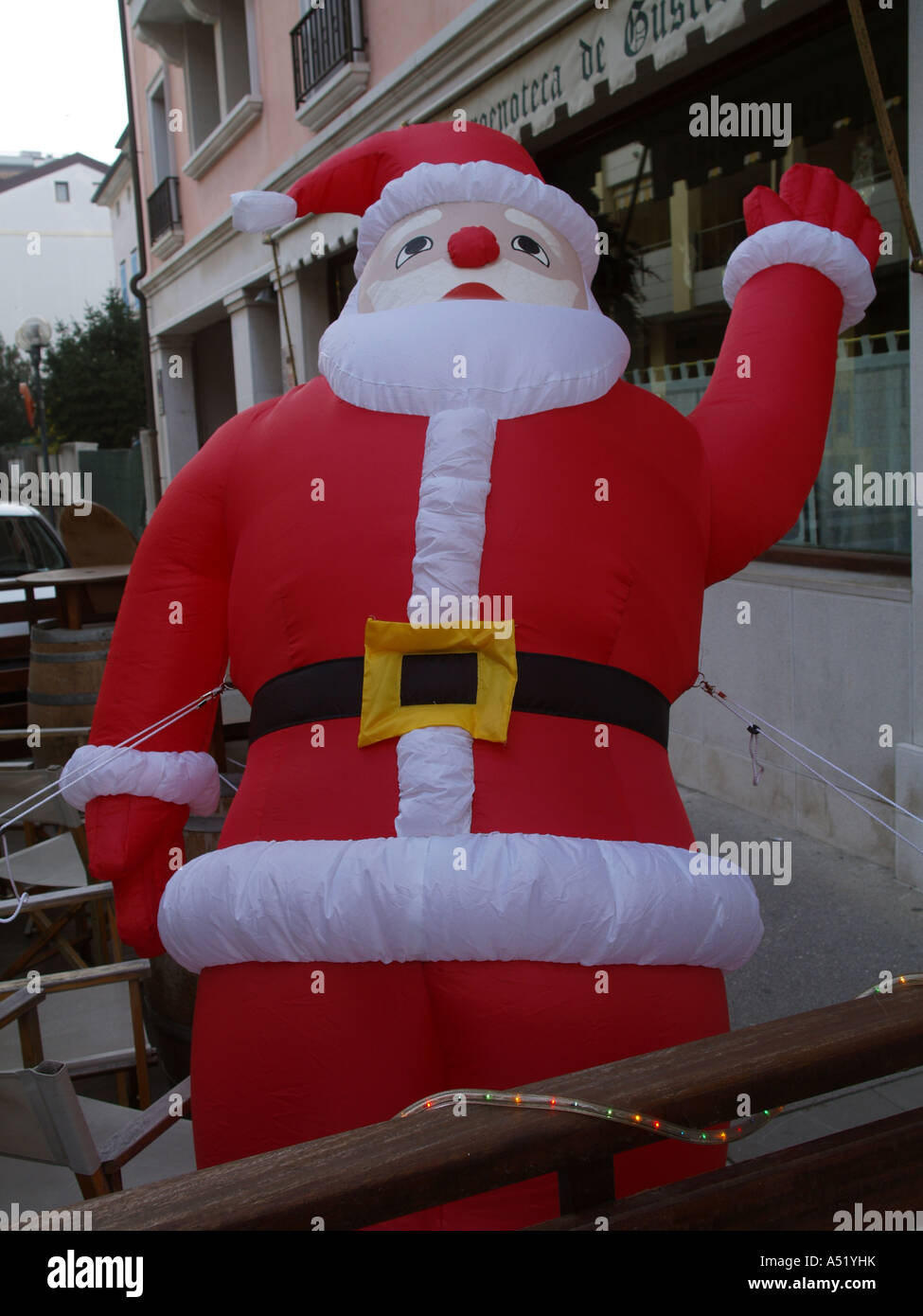 Big bloated Santa Claus Stock Photo - Alamy