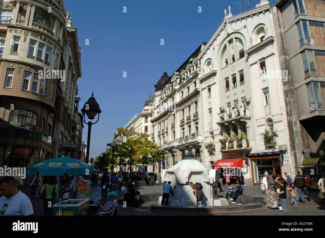 Beograd, city center, pedestrian zone Stock Photo - Alamy