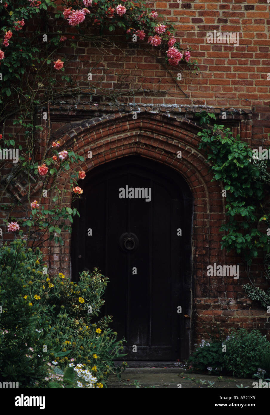 Front Door at Roos Hall in Beccles (Suffolk) in the Uk Stock Photo - Alamy