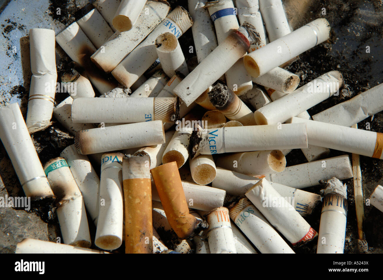 Cigaret butts hi-res stock photography and images - Alamy