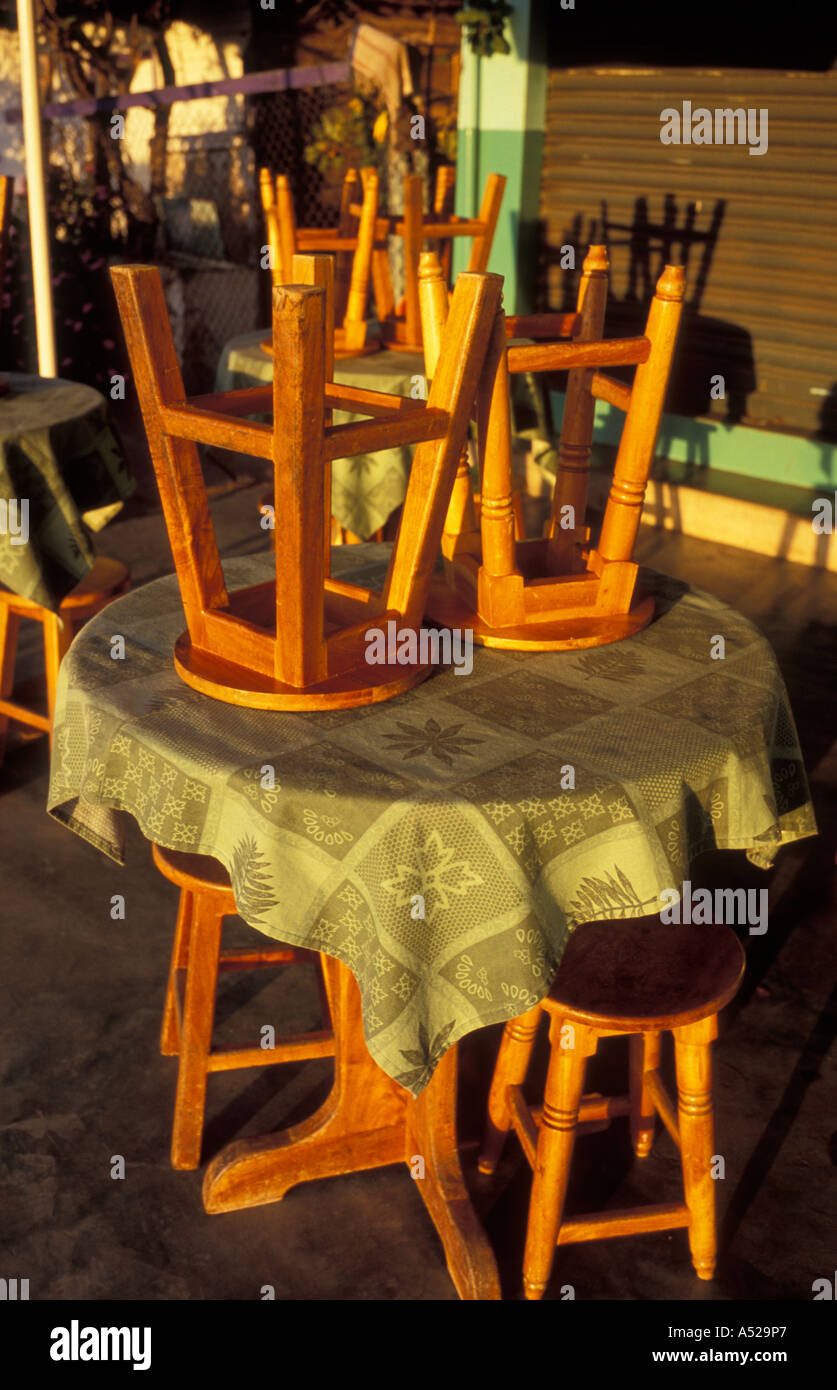 Upside down tables hi-res stock photography and images - Alamy