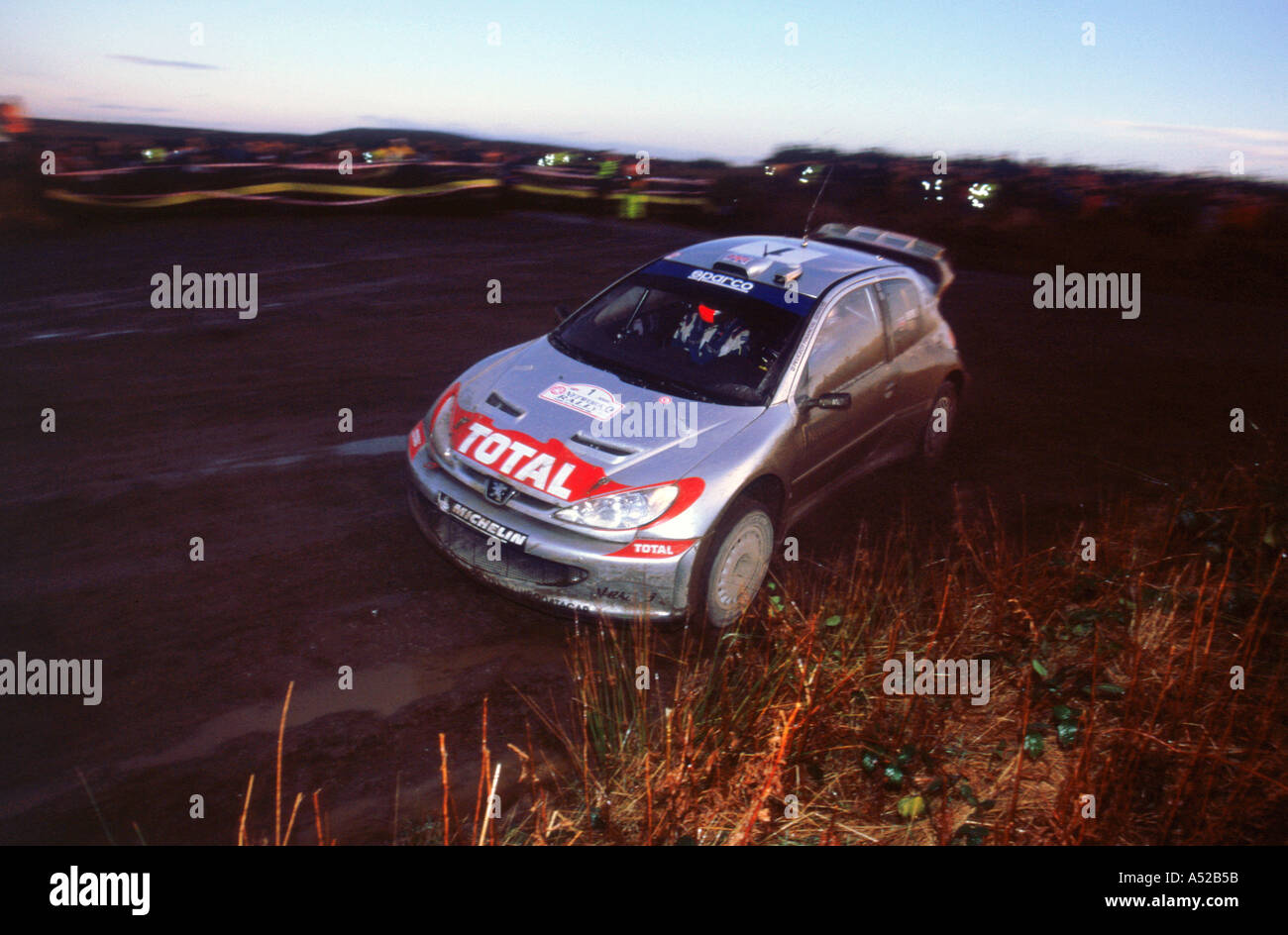 2002 Peugeot 206 WRC Richard Burns Network Q Rally Stock Photo - Alamy