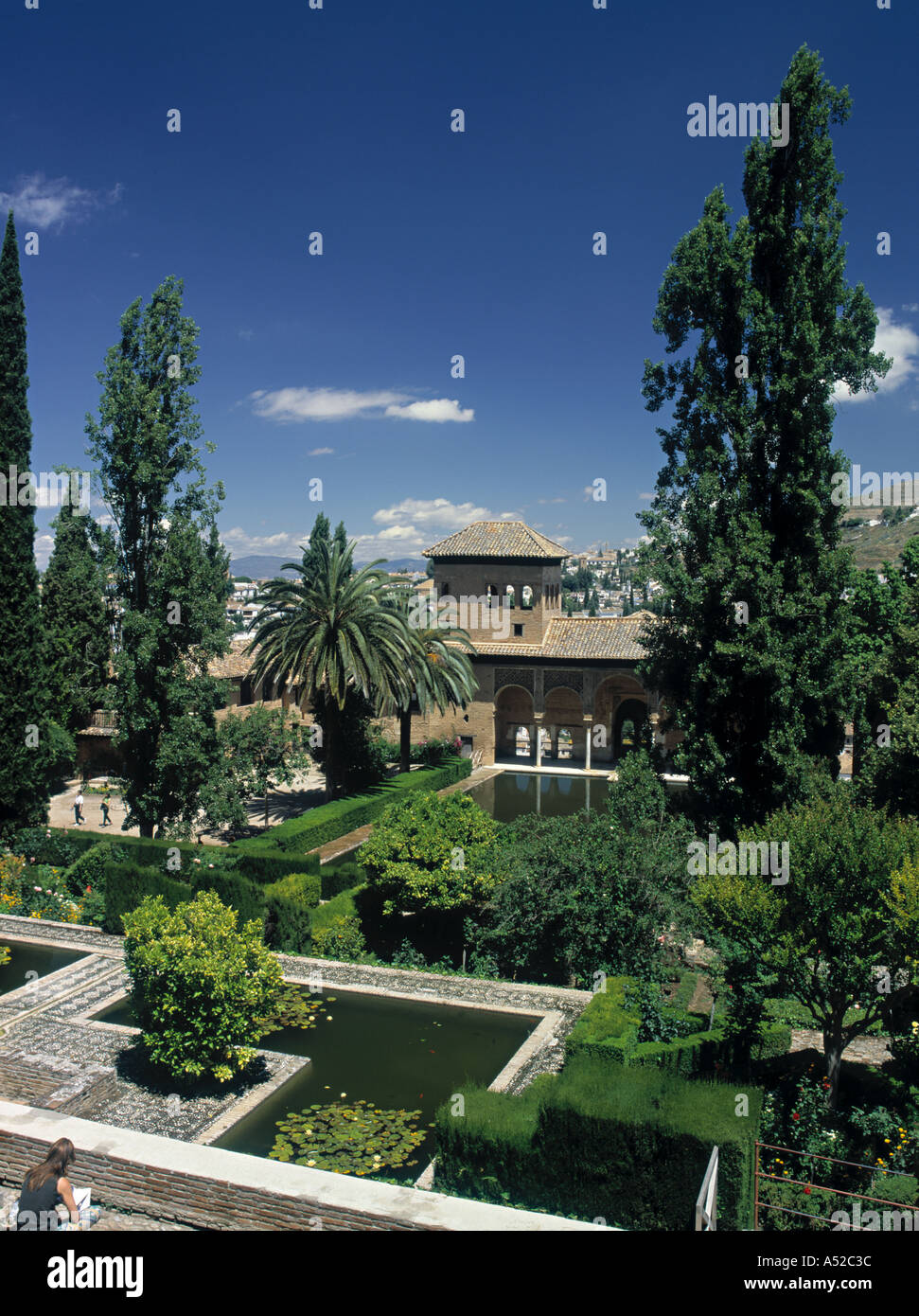 Palacio del Partal, Alhambra, Granada, Spain Stock Photo - Alamy