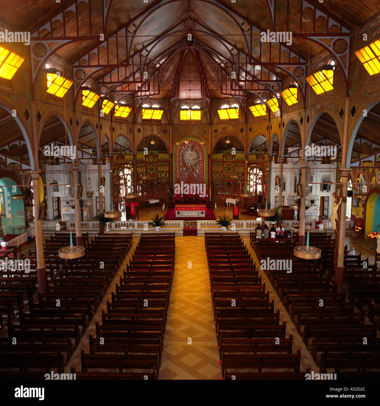 Church Interior View Nave Stock Photos & Church Interior View Nave ...